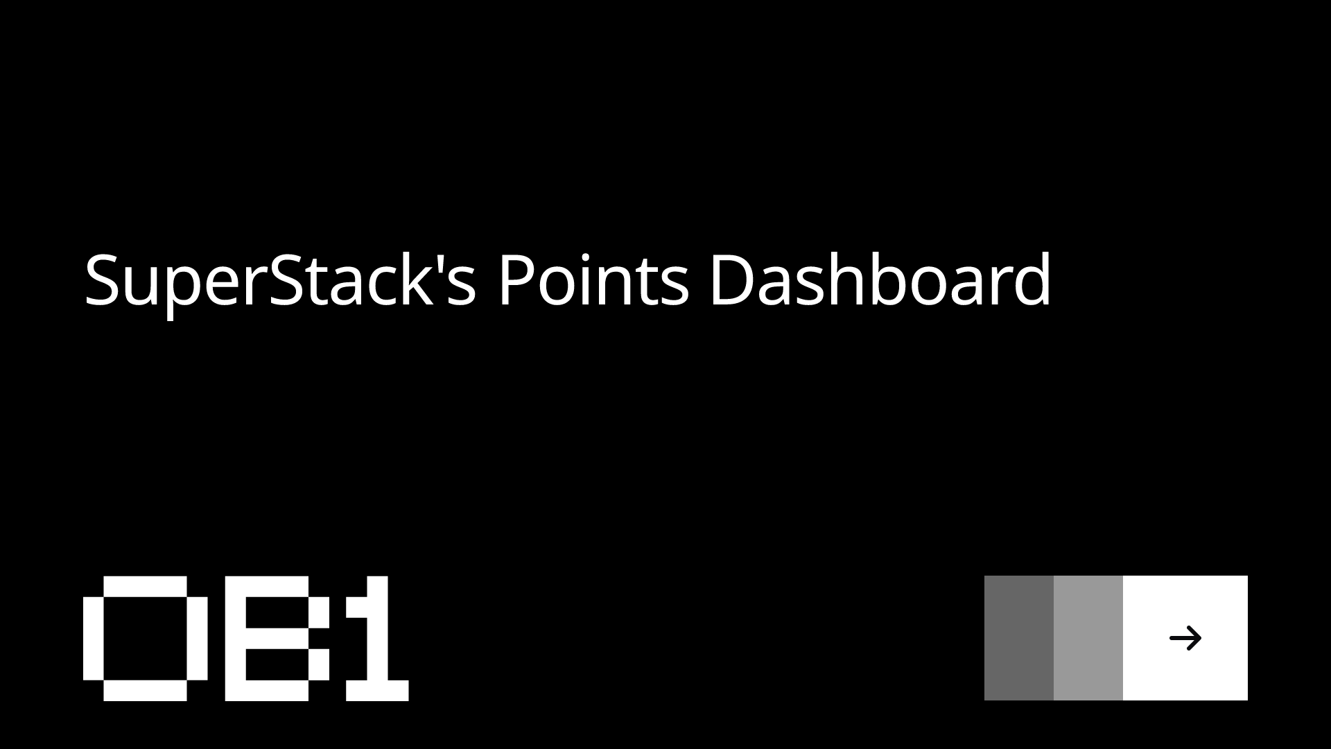 SuperStack's Points Dashboard